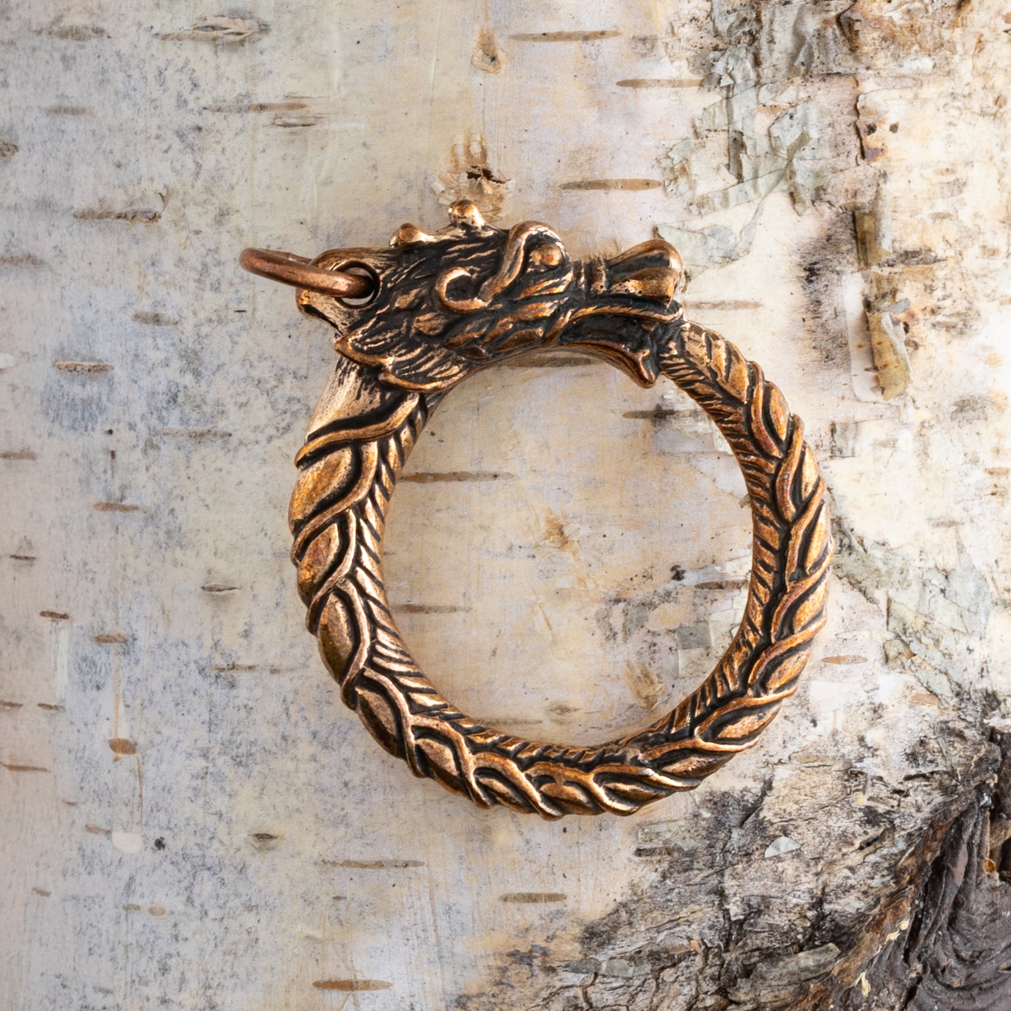 Jörmungandr Amulet, Bronze – Grimfrost Intl