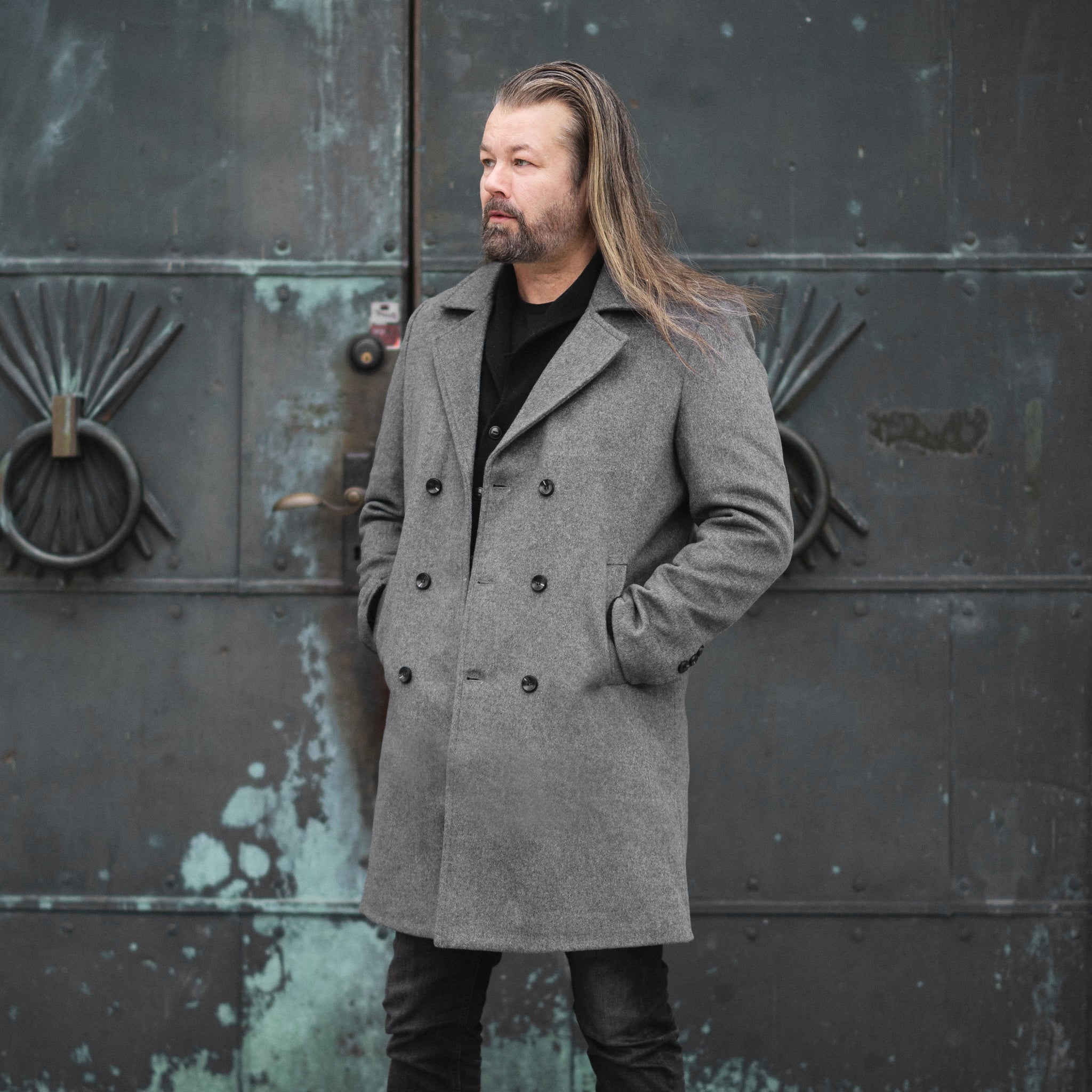 Wool Coat, Grey – Grimfrost Intl