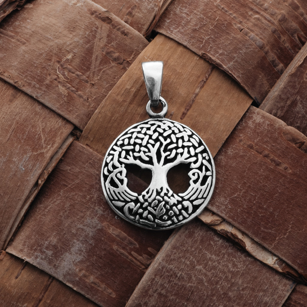 Yggdrasil Amulet, Silver – Grimfrost Intl