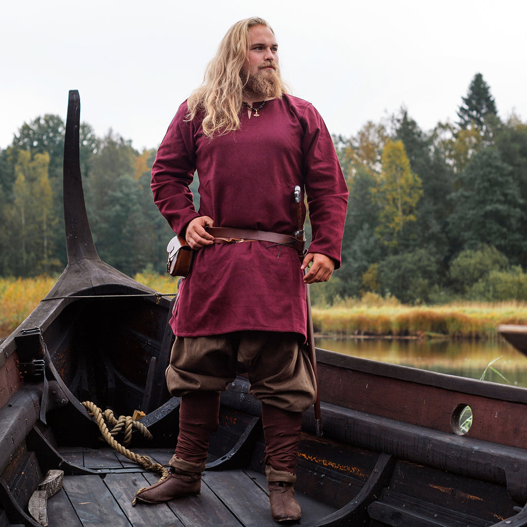 Viking Wool Tunic, Red – Grimfrost Intl