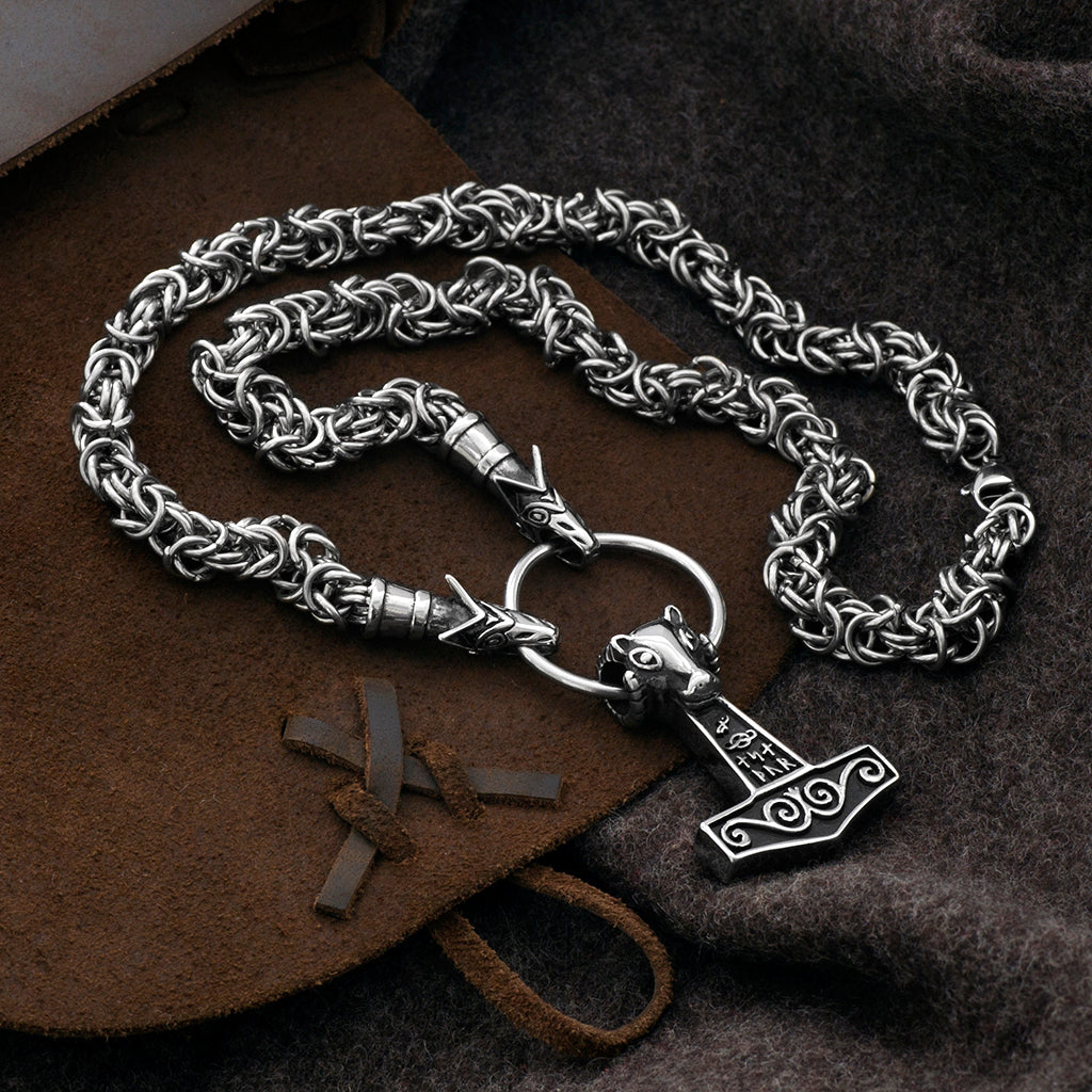 Wolf King Chain, Set 3, Stainless Steel – Grimfrost Intl
