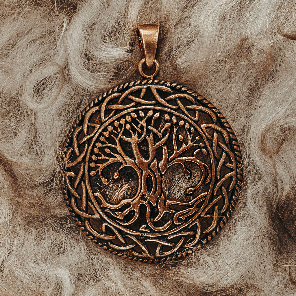 Yggdrasil Amulet, Bronze – Grimfrost Intl