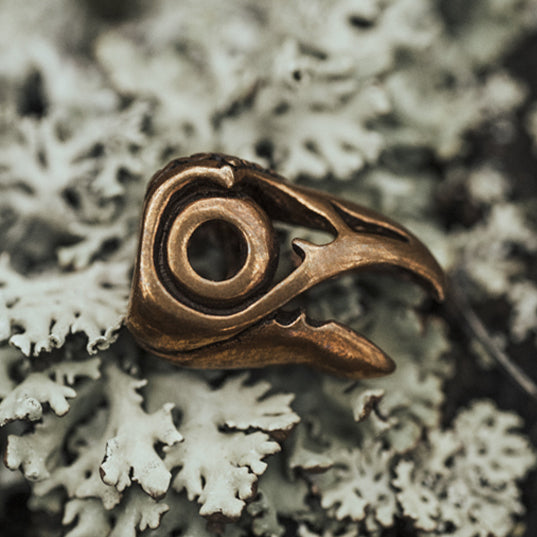 Raven Beard Ring, Bronze – Grimfrost Intl