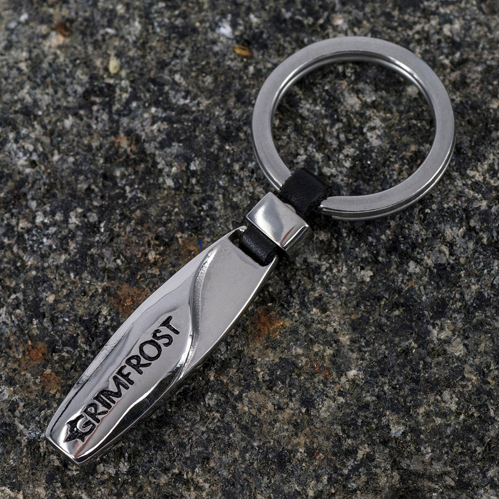 Grimfrost Logo Keychain, Stainless Steel – Grimfrost Intl
