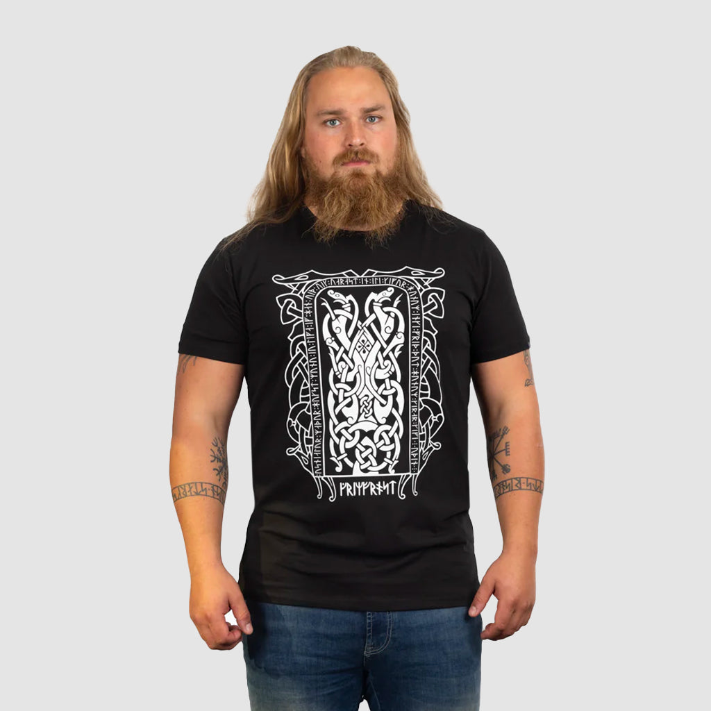 Premium Tee, Runestone, Black – Grimfrost Intl
